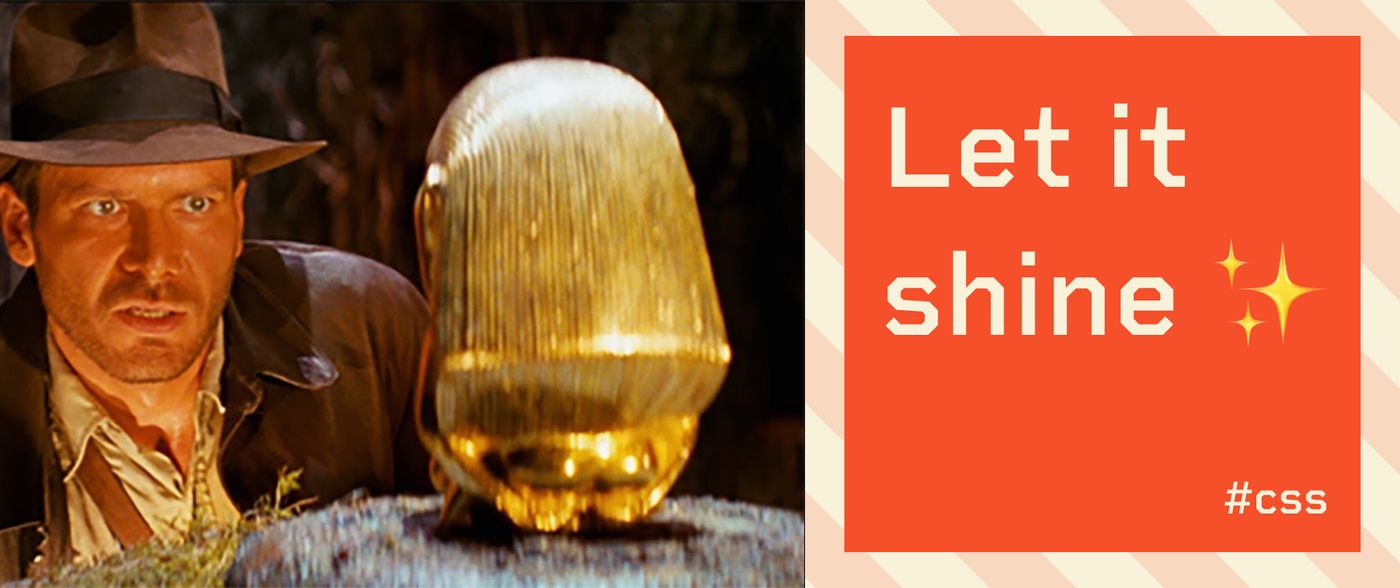 A shiny-on-hover effect that follows your mouse (CSS)